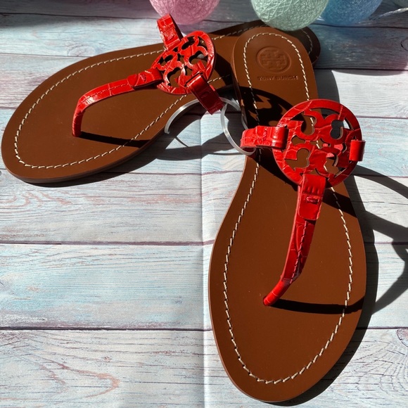 Tory Burch | Shoes | Tory Burch Gabriel Flat Thong Sandals | Poshmark